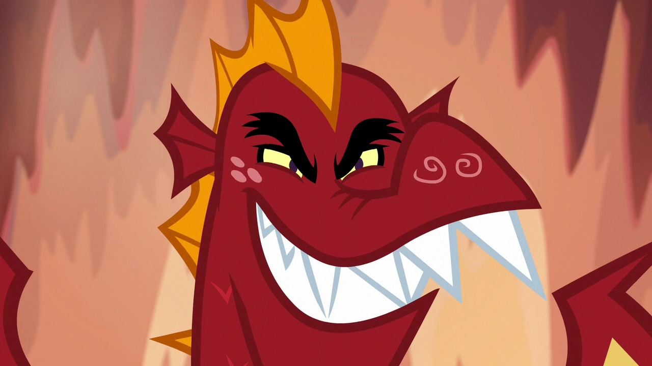 Image - Garble grinning sinisterly S6E5.png | My Little Pony Friendship ...