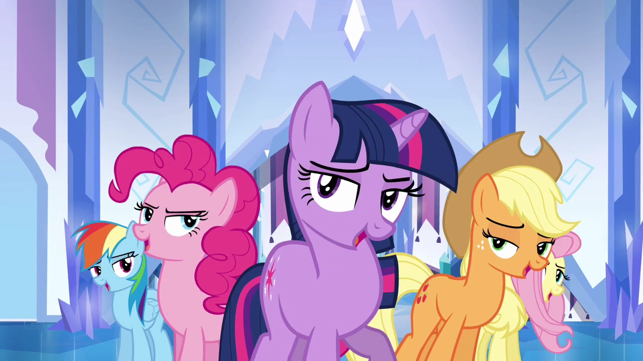 Image - Main ponies cheer formation S03E12.png | My Little Pony ...