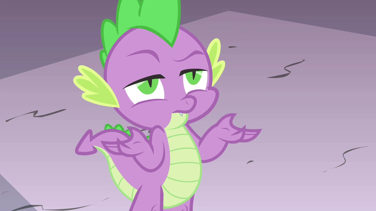 Image - Spike shrugs S4E13.png | My Little Pony Friendship is Magic ...