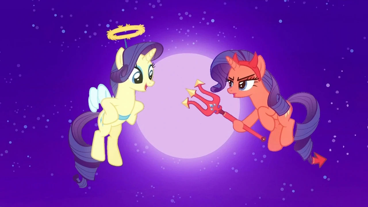 Image - FANMADE Heaven and Heck.jpg | My Little Pony Friendship is ...