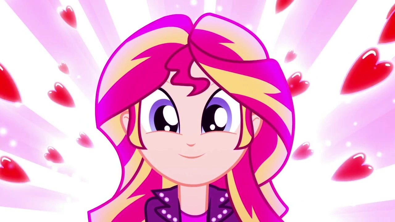 Image - Sunset Shimmer falls in love with Ray SS7.png | My Little Pony ...