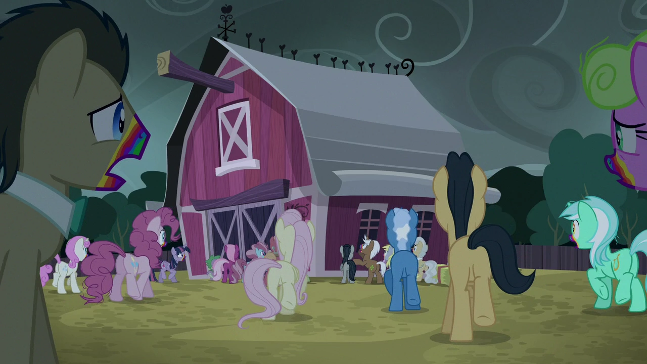 Image - Zombie ponies approaching the barn S6E15.png | My Little Pony ...