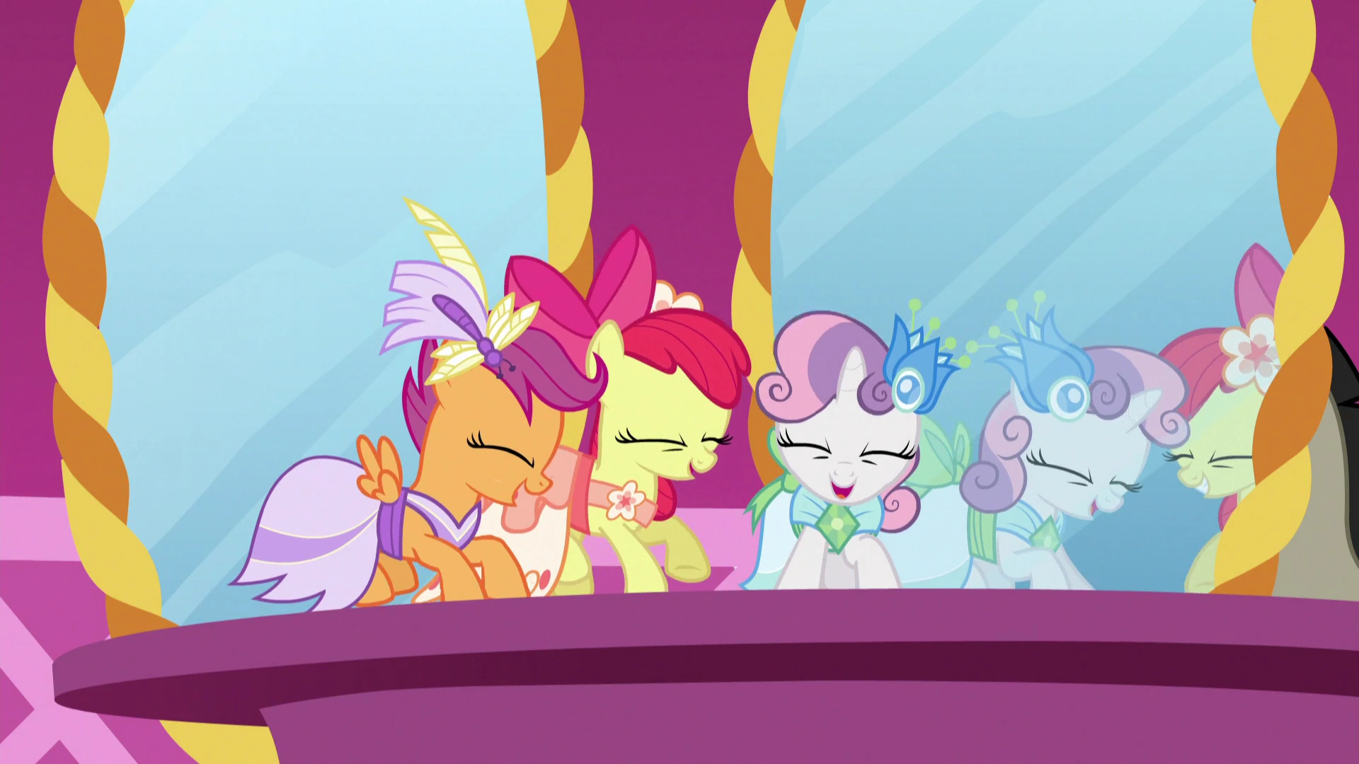 Image - Cutie Mark Crusaders super-excited S5E7.png | My Little Pony ...
