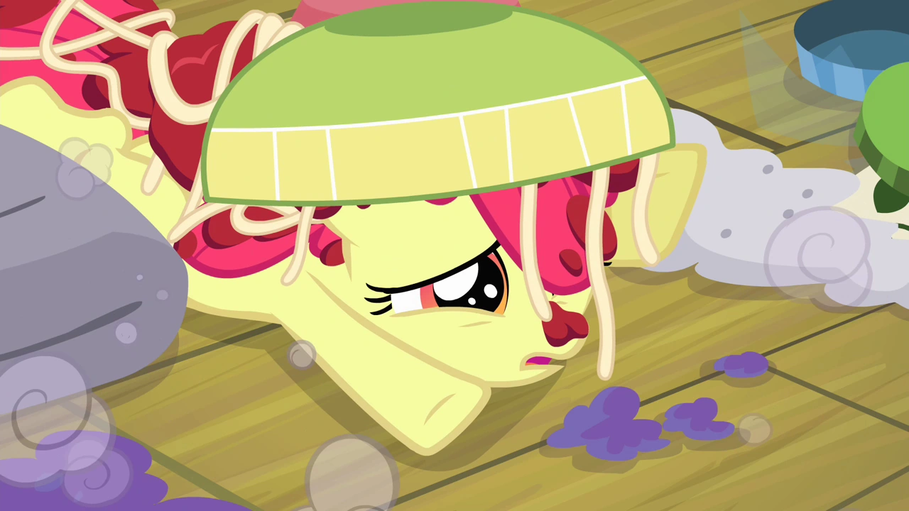 Image - Bowl of spaghetti on Apple Bloom S4E17.png | My Little Pony ...