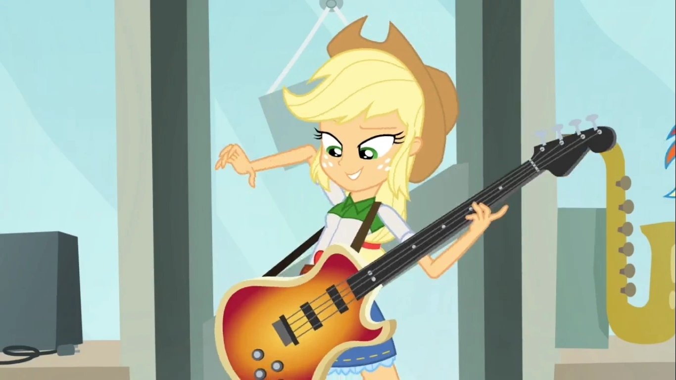 Imagen - Applejack apunto de tocar la guitarra.png | My Little Pony: La ...