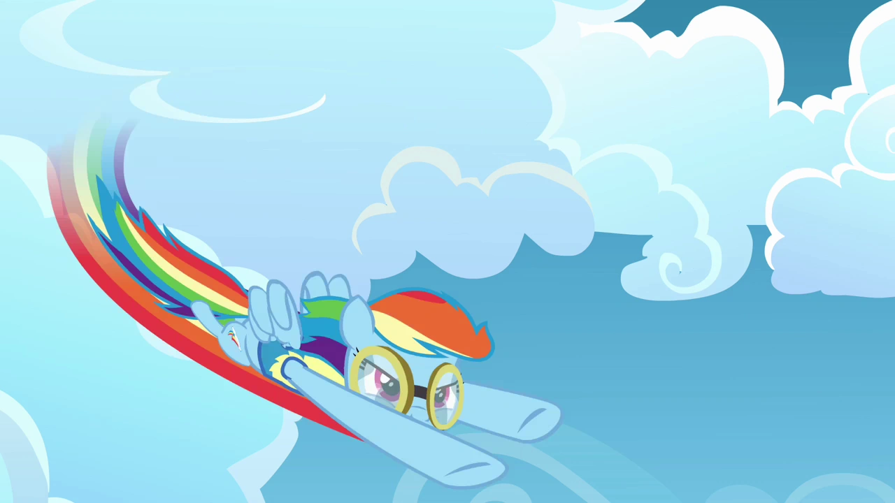 Image - Rainbow Dash flying fast S3E07.png | My Little Pony Friendship ...