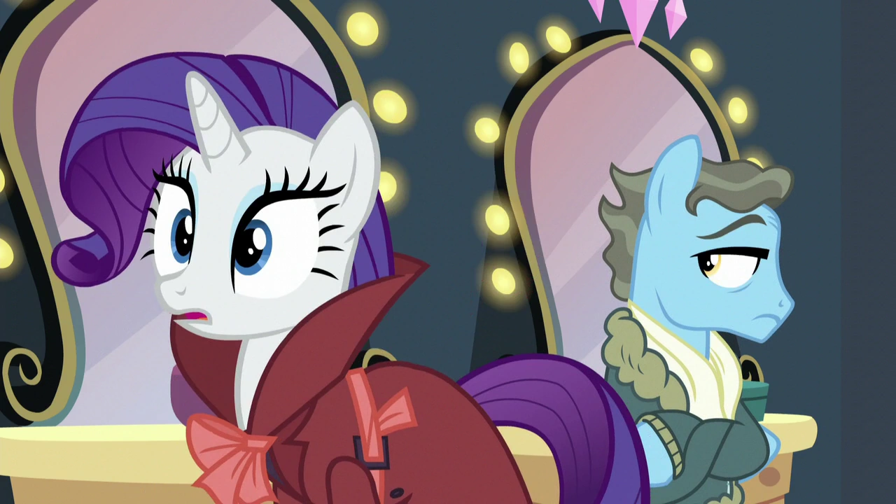 Image - Rarity and Wind Rider hears the door S5E15.png | My Little Pony ...
