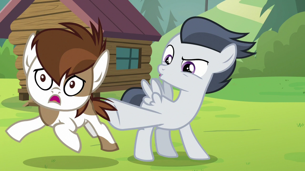 Image - Rumble shoving Pipsqueak S7E21.png | My Little Pony Friendship ...