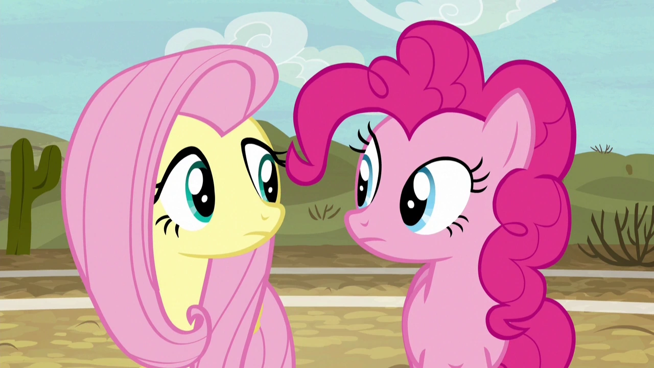 Image - Fluttershy and Pinkie listen to Rainbow Dash S6E18.png | My ...