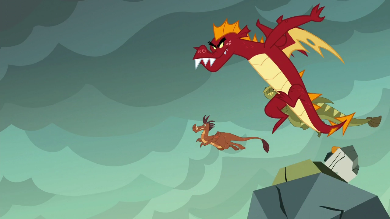 Image - Garble continues the Gauntlet of Fire S6E5.png | My Little Pony ...