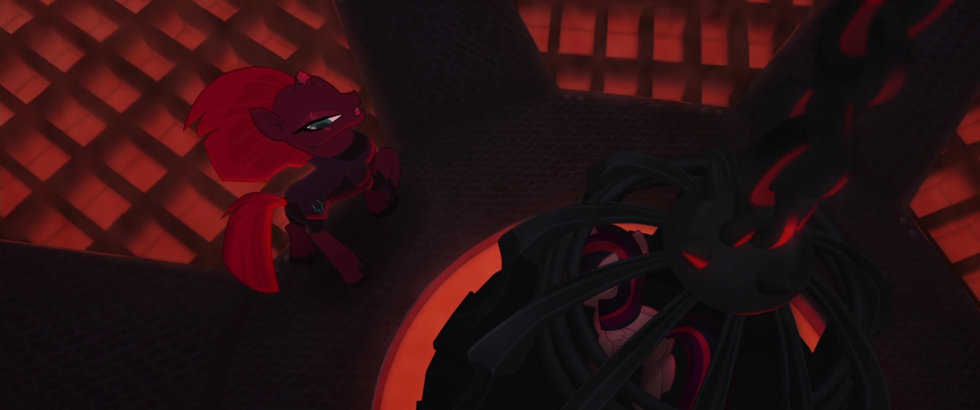 Imagen - Tempest Shadow circling Twilight's cage MLPTM.png | My Little ...