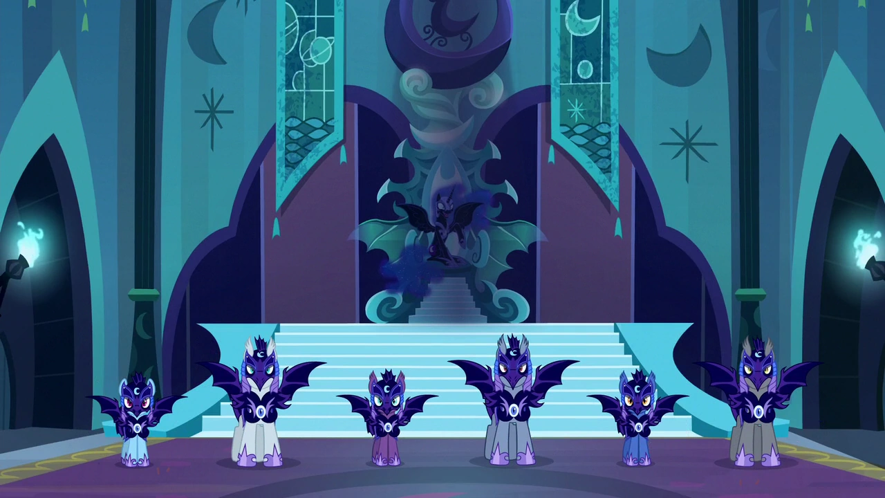 Image - Nightmare Moon with her guards S5E26.png | My Little Pony ...
