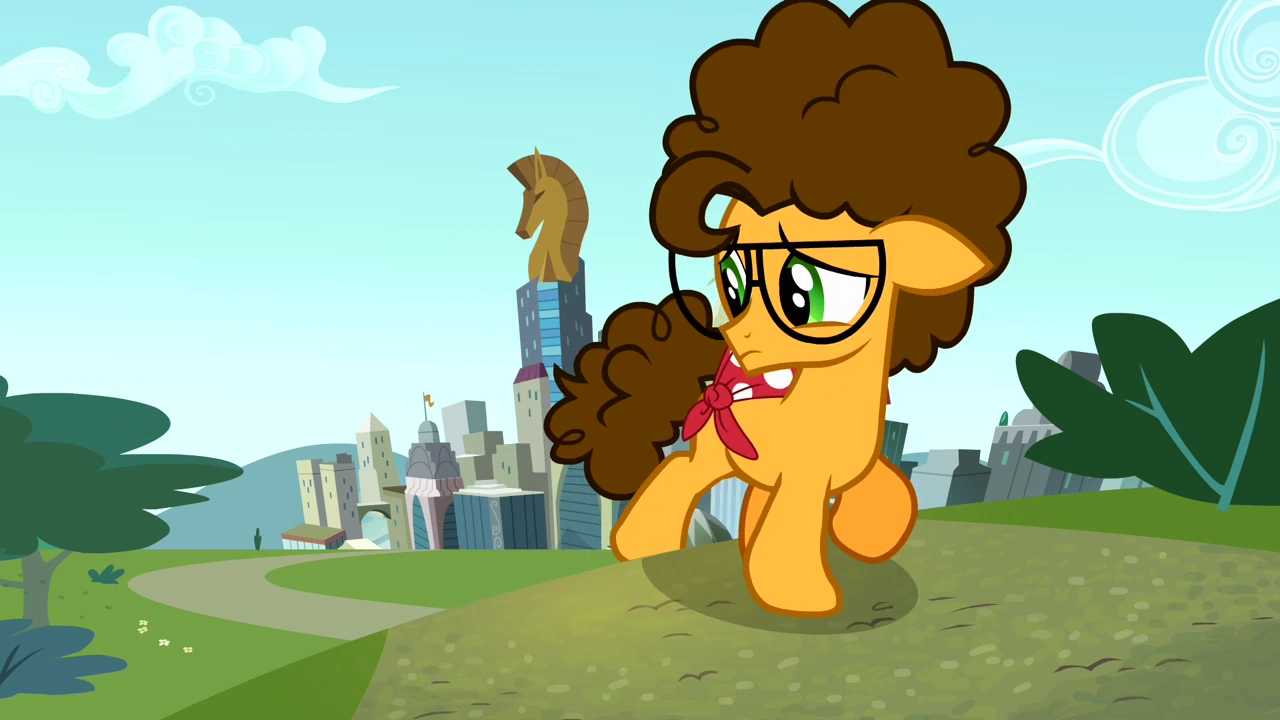 Image - Cheese Sandwich leaving Manehattan S4E12.png | My Little Pony ...