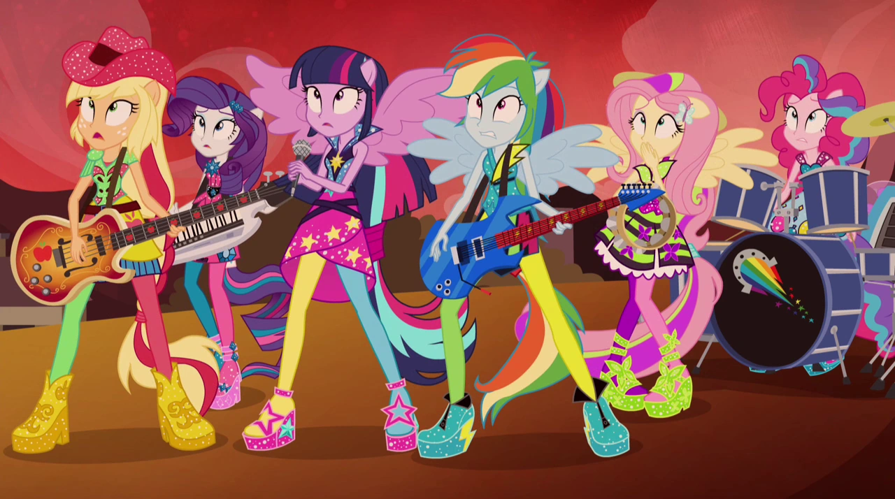 Obraz - The Rainbooms worried EG2.png | Equestria Girls Wiki | FANDOM ...