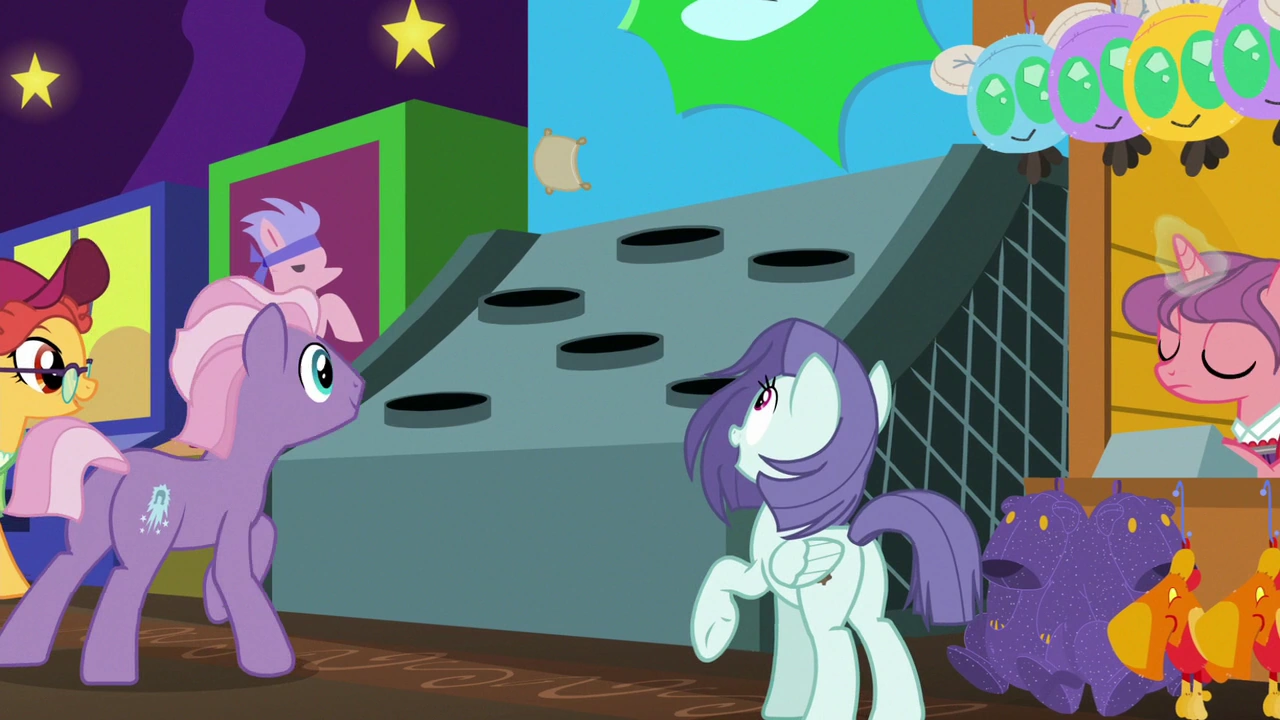 Image - Ponies playing basketball-like arcade game S6E20.png | My ...