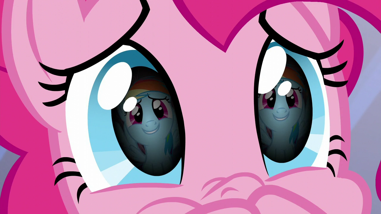 Image - Rainbow's reflection in Pinkie's eyes S5E19.png | My Little ...