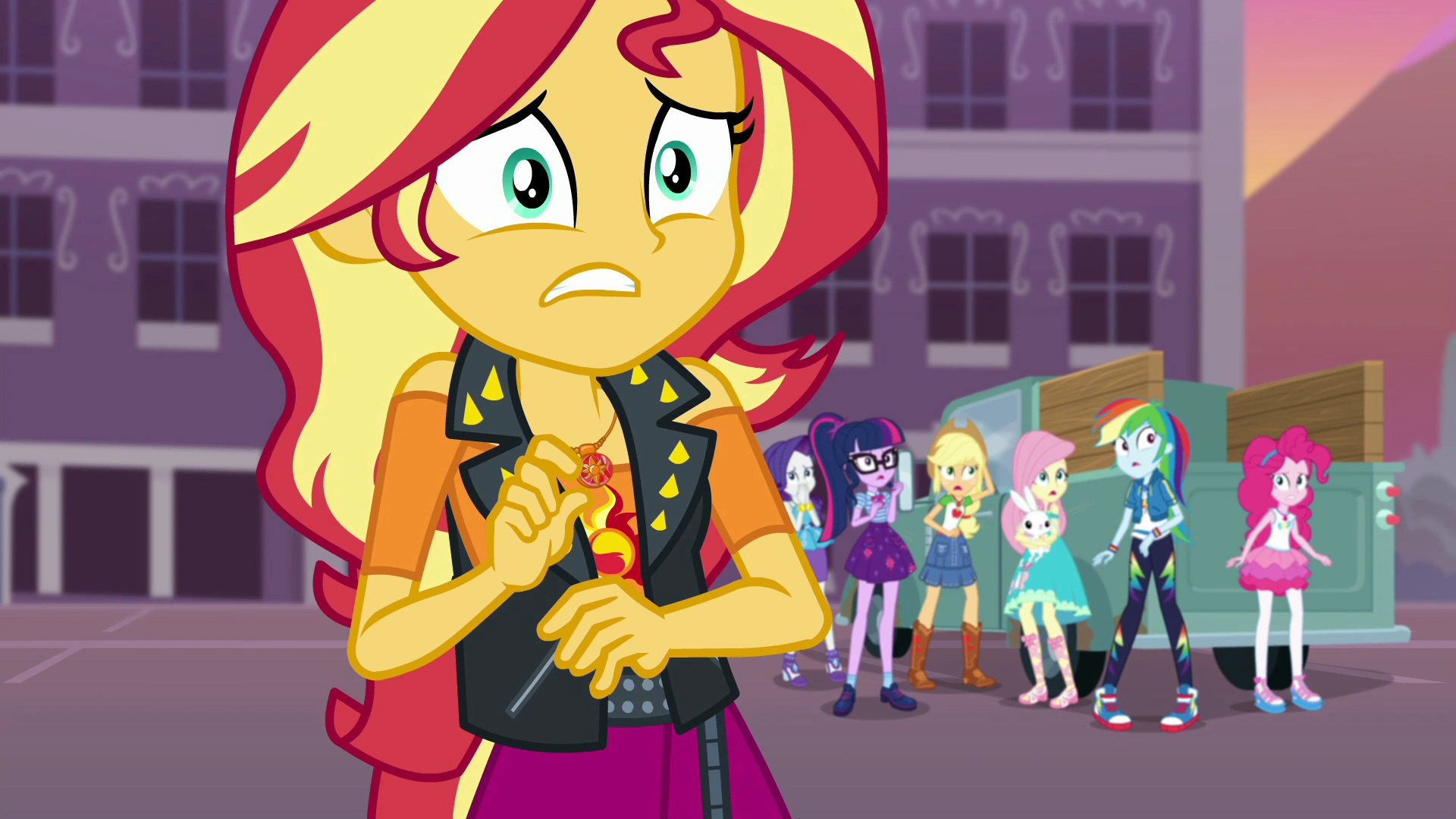 Image - Mane Seven shocked by Wallflower's words EGFF.png | My Little ...