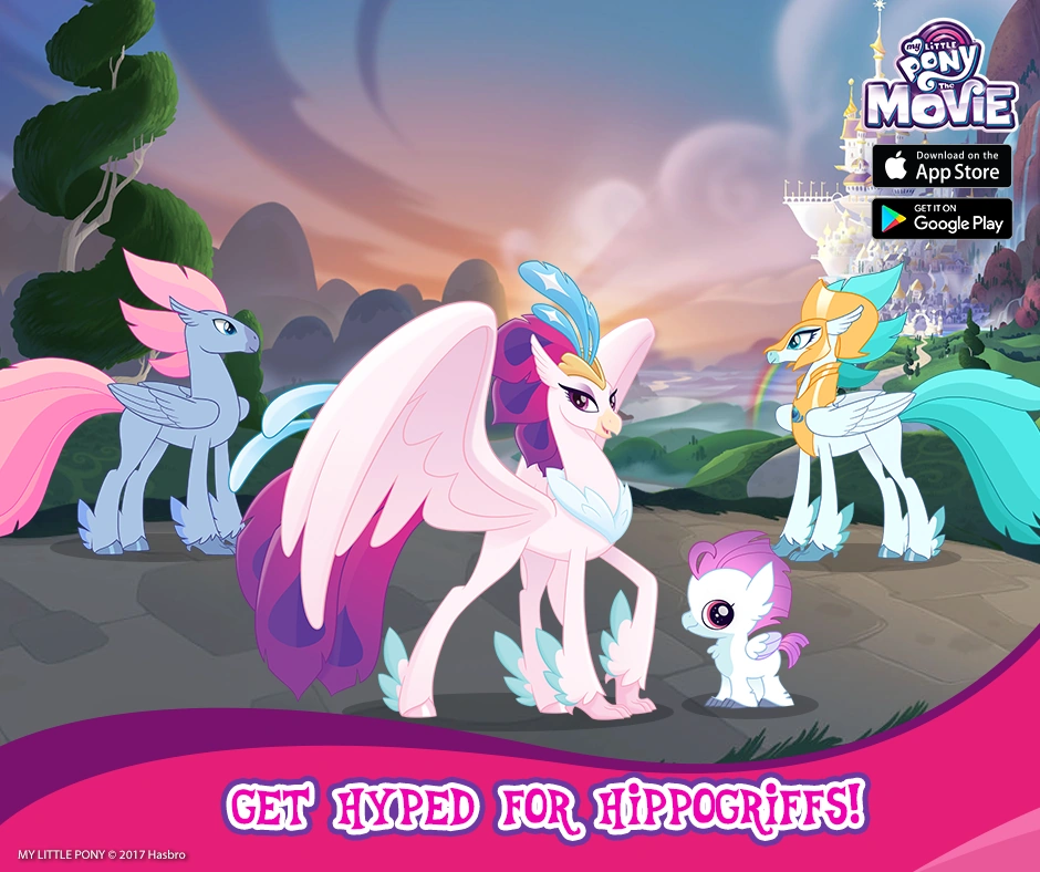 Image - Hippogriffs promotion MLP mobile game.png | My Little Pony ...