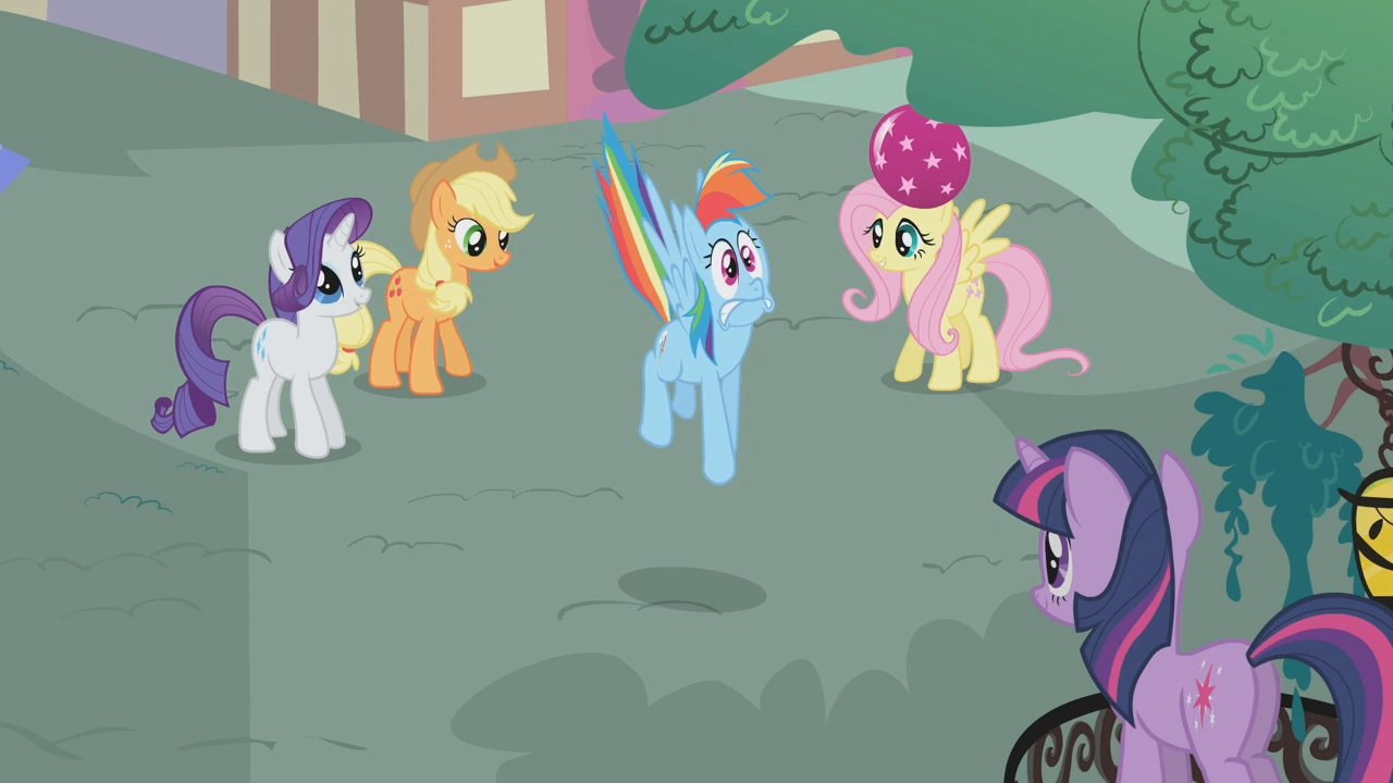 Image - Rainbow Dash gets scared S1E07.png | My Little Pony Friendship ...