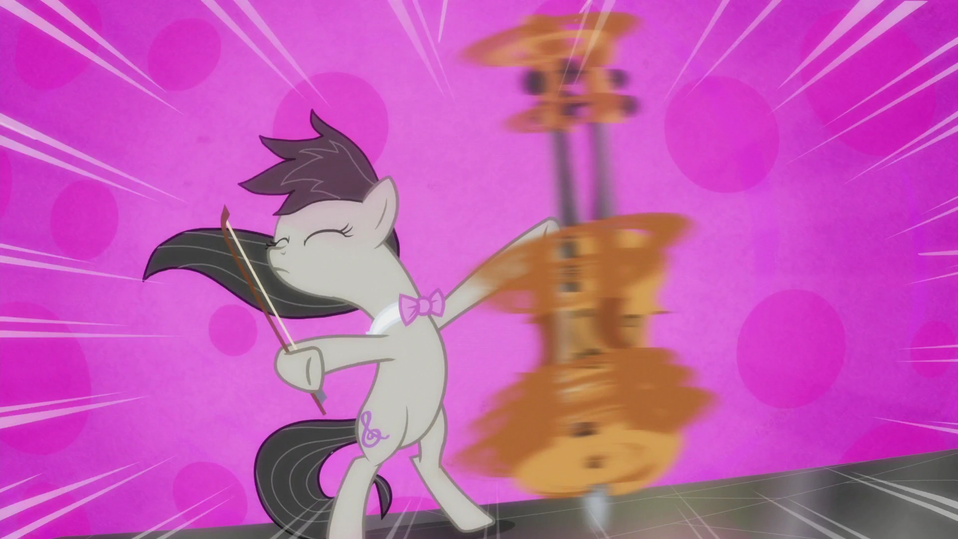 Image - Octavia Melody spinning her cello S5E9.png | My Little Pony ...