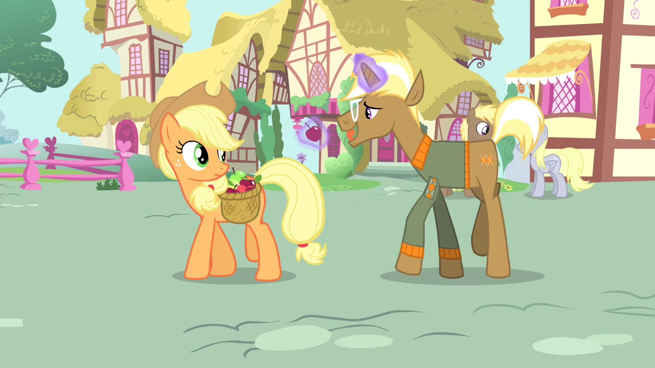 Image - Trenderhoof levitating an apple S4E13.png | My Little Pony ...