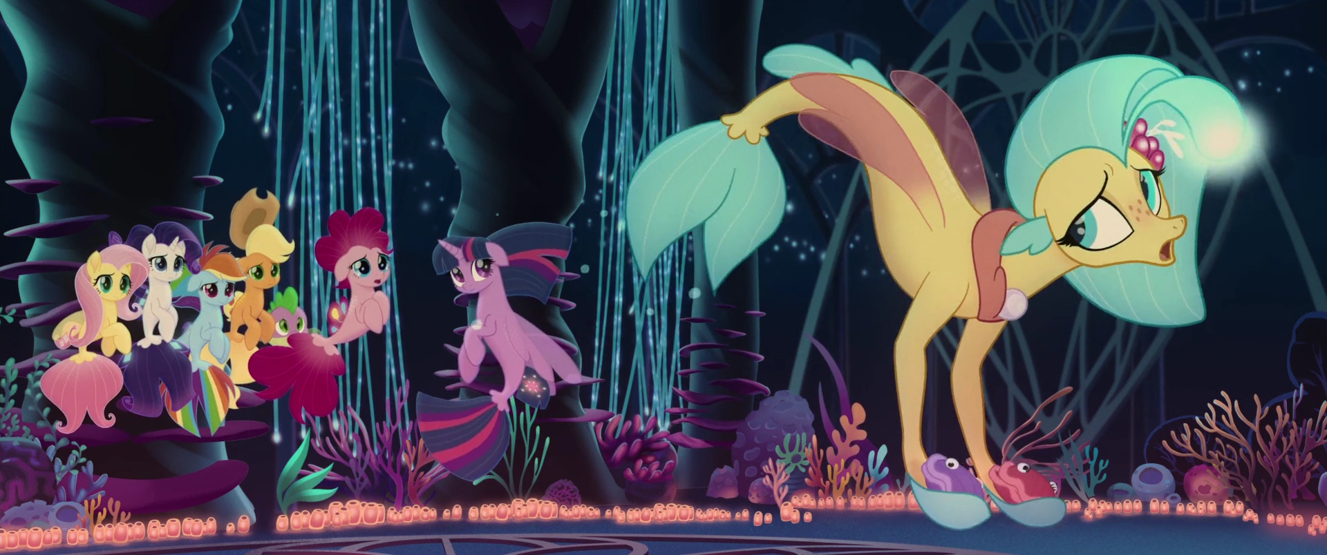 Image - Princess Skystar floating away from Mane Six MLPTM.png | My ...