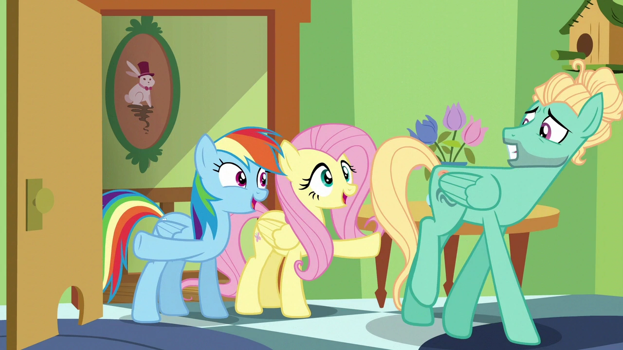Image - Fluttershy and Rainbow giving Zephyr encouragement S6E11.png ...
