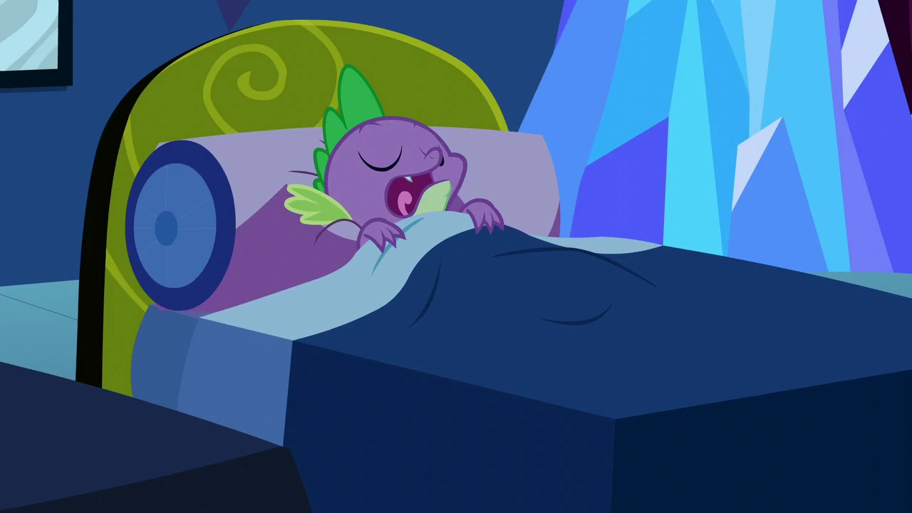 Image - Spike going to sleep S5E13.png | My Little Pony Friendship is ...