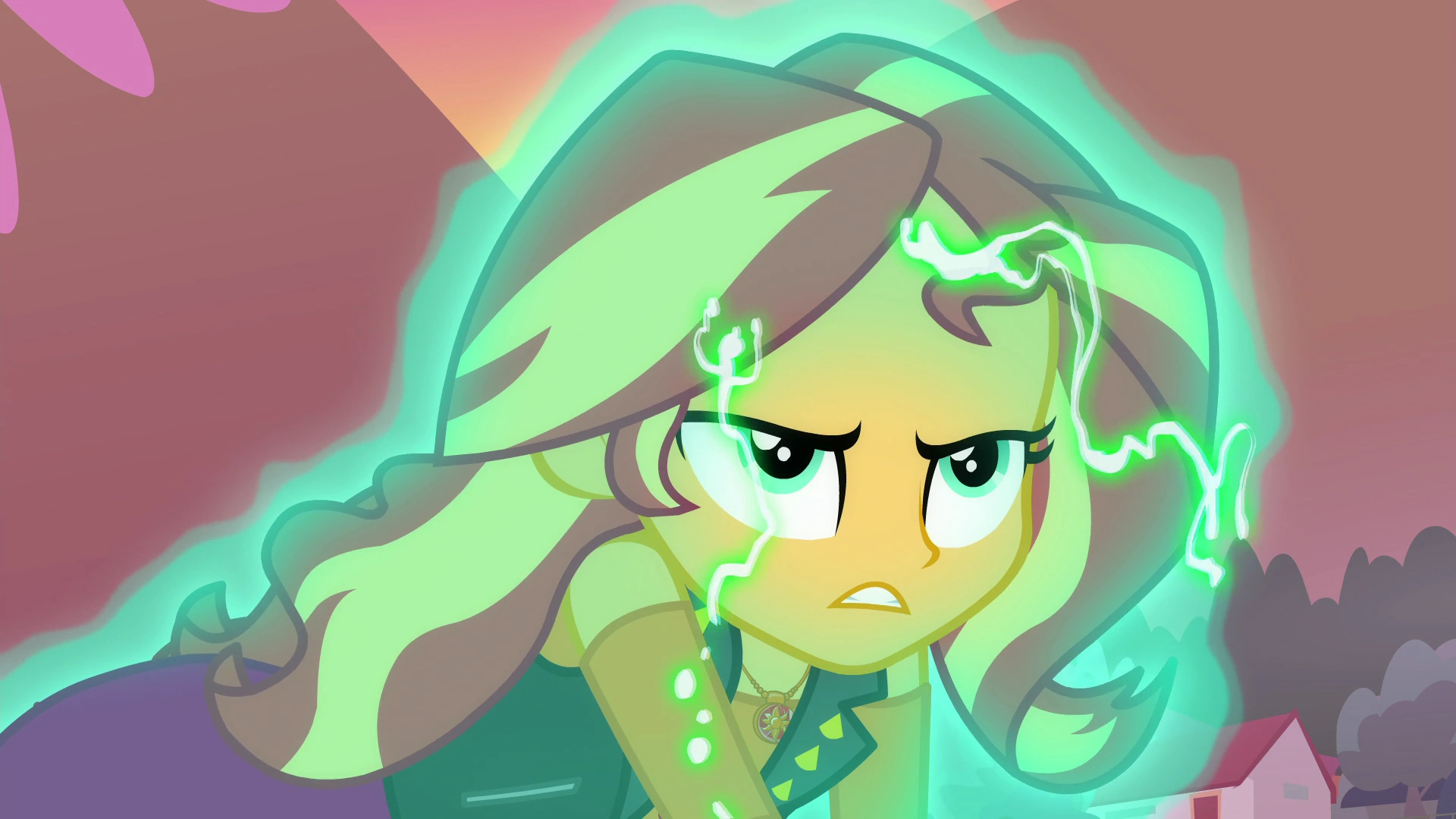 Image - Sunset Shimmer defying Wallflower Blush EGFF.png | My Little ...