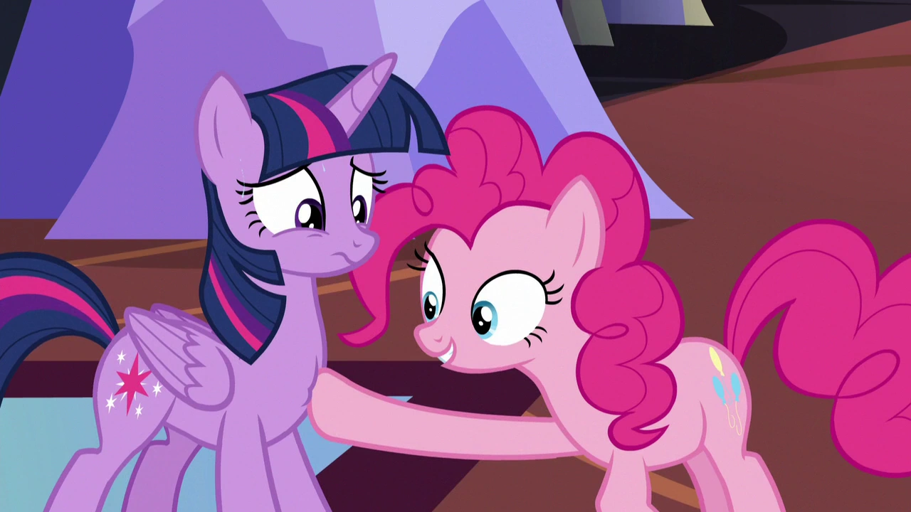 Image - Pinkie touches Twilight's tummy S5E11.png | My Little Pony ...