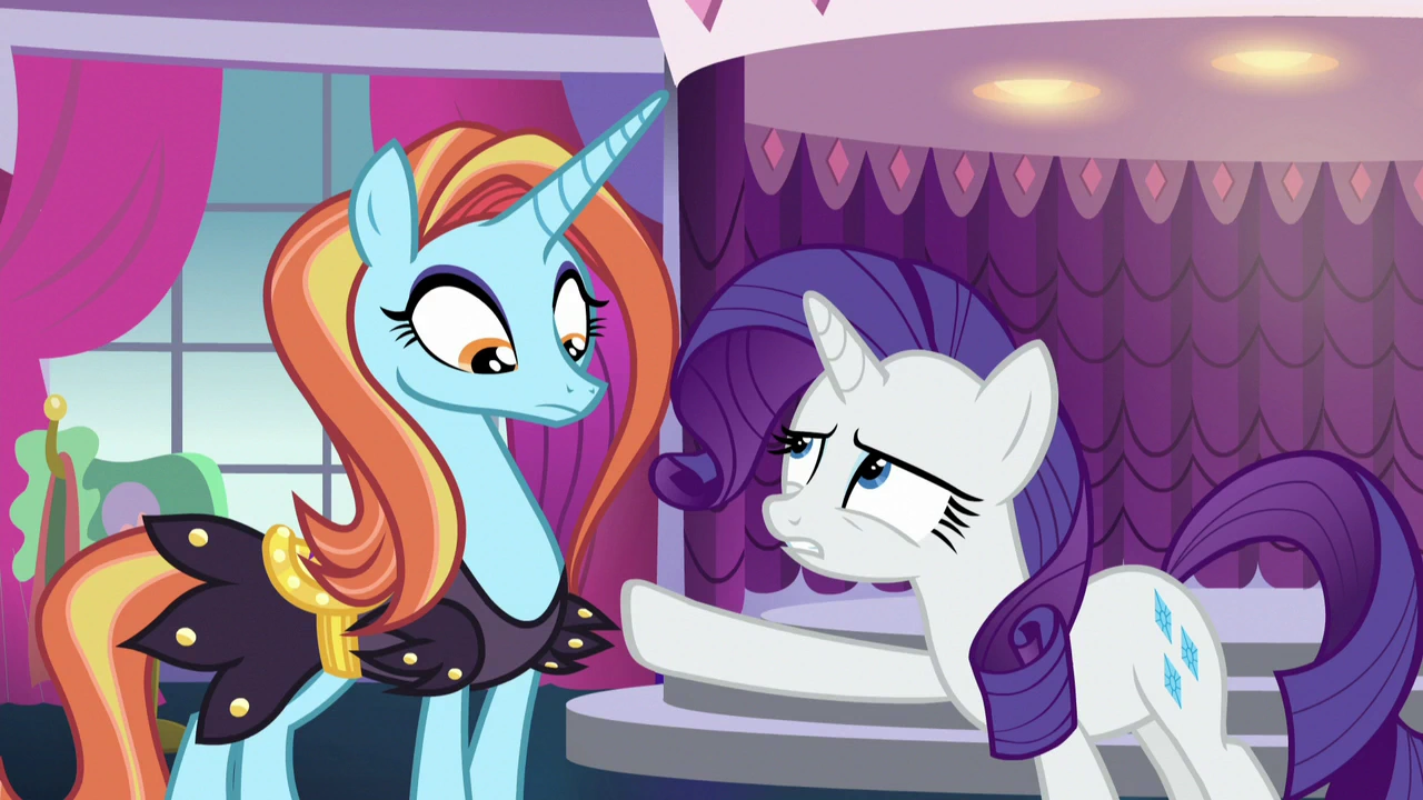Image - Rarity points at Sassy Saddles S5E14.png | My Little Pony ...