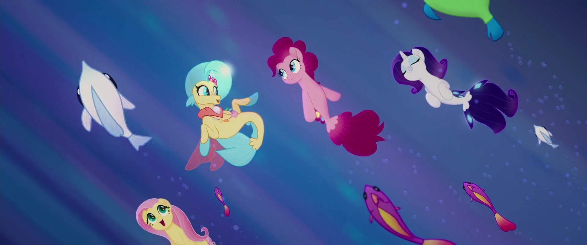 Image - Skystar and friends swimming with the fish MLPTM.png | My ...