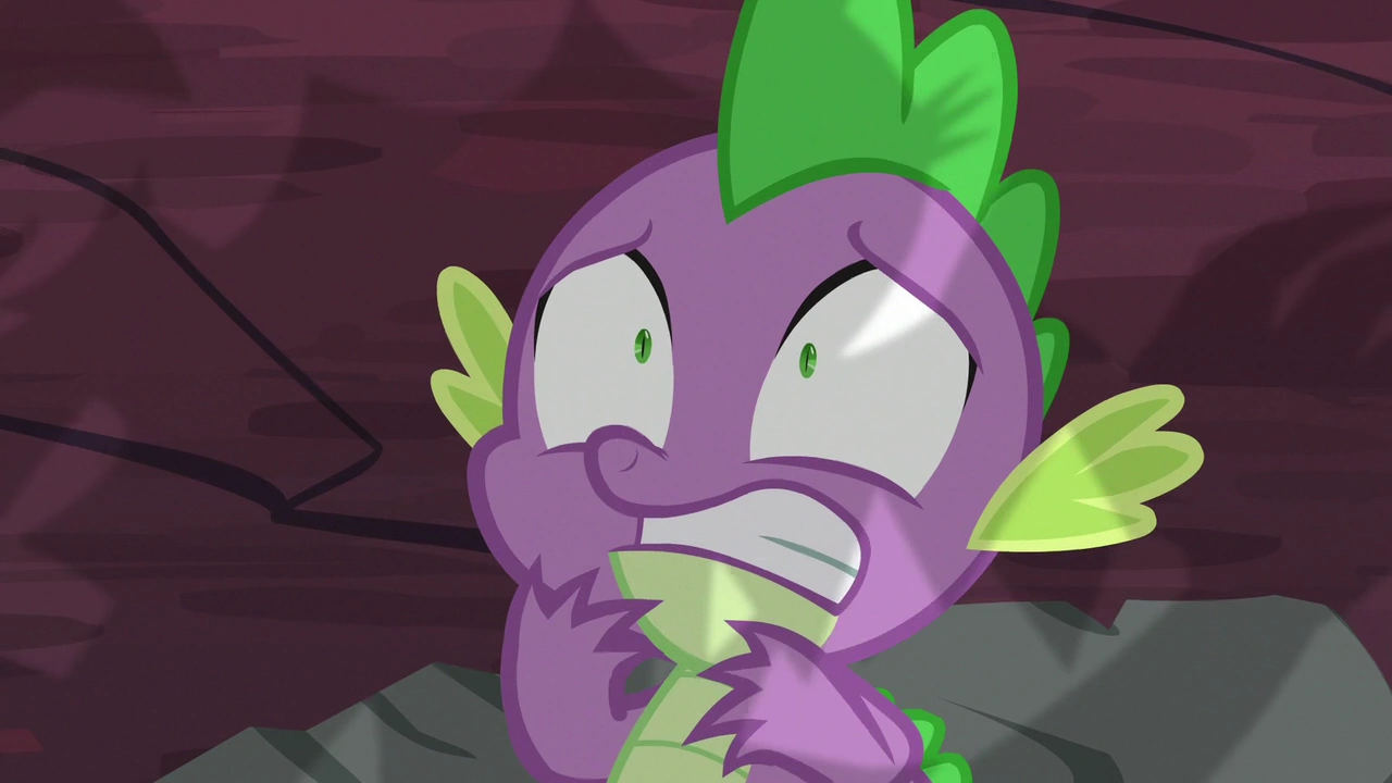 Image - Spike scared of Garble S7E25.png | My Little Pony Friendship is ...