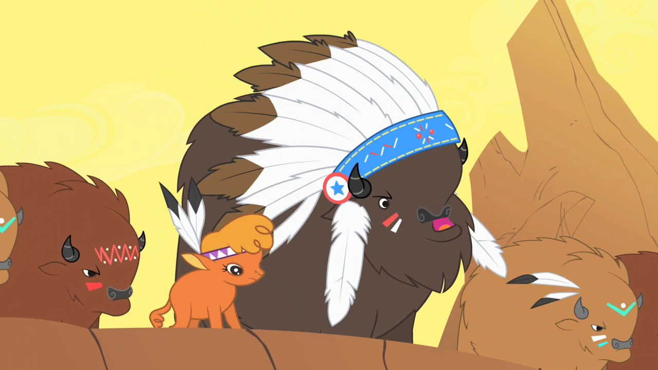 Image - Buffalos getting ready to attack S1E21.png | My Little Pony ...