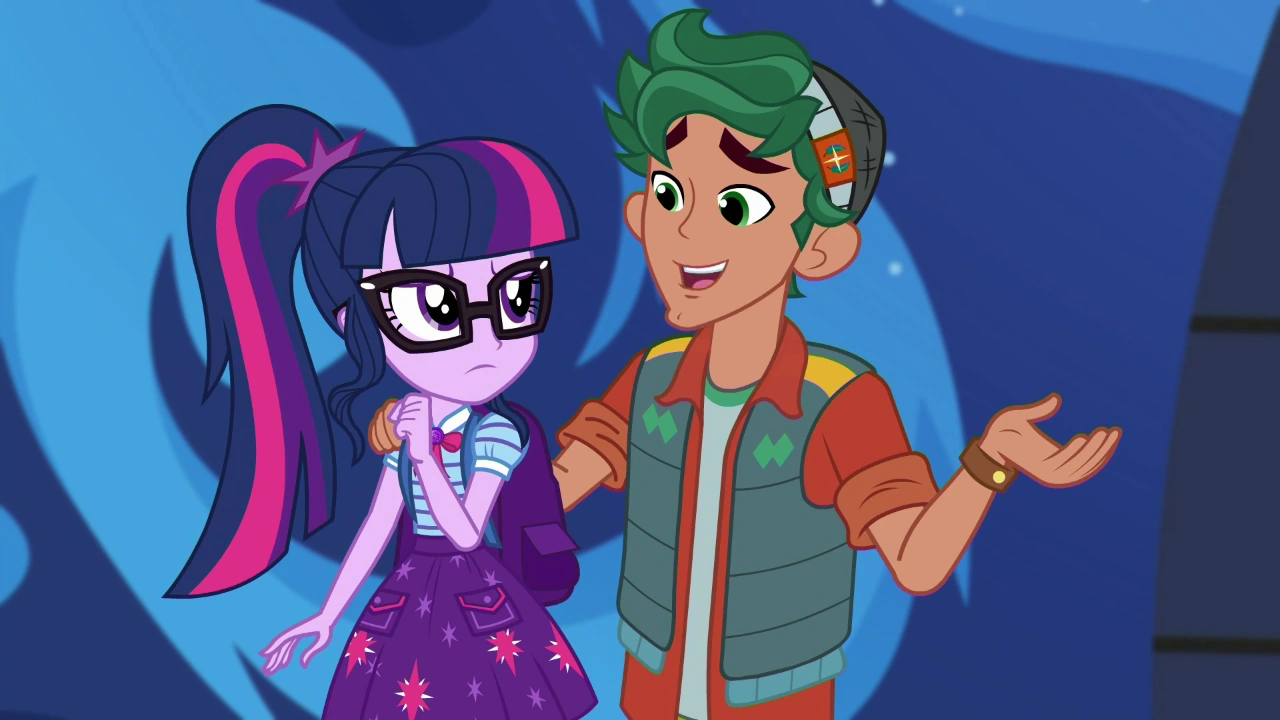 Imagen - Timber Spruce trying to cheer Twilight Sparkle up EGDS7.png ...
