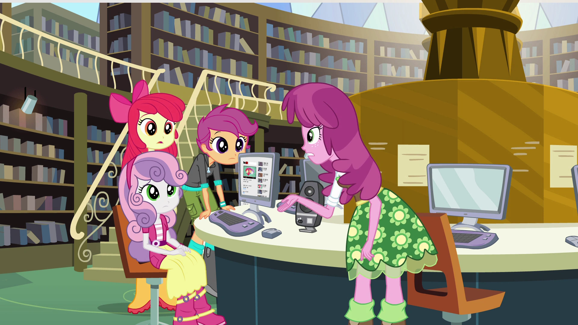 Image - Cheerilee talking to the CMC EG.png | My Little Pony Friendship ...