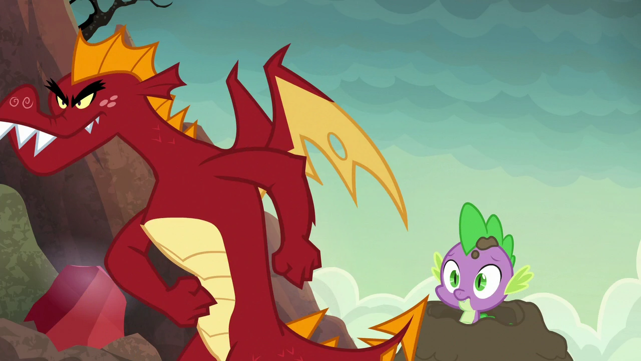 Image - Garble walking away from Spike S6E5.png | My Little Pony ...