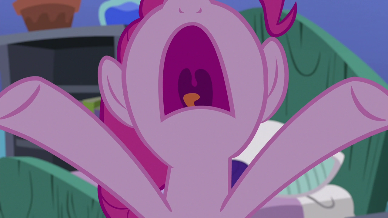 Image - Pinkie Pie screaming in frustration S8E3.png | My Little Pony ...