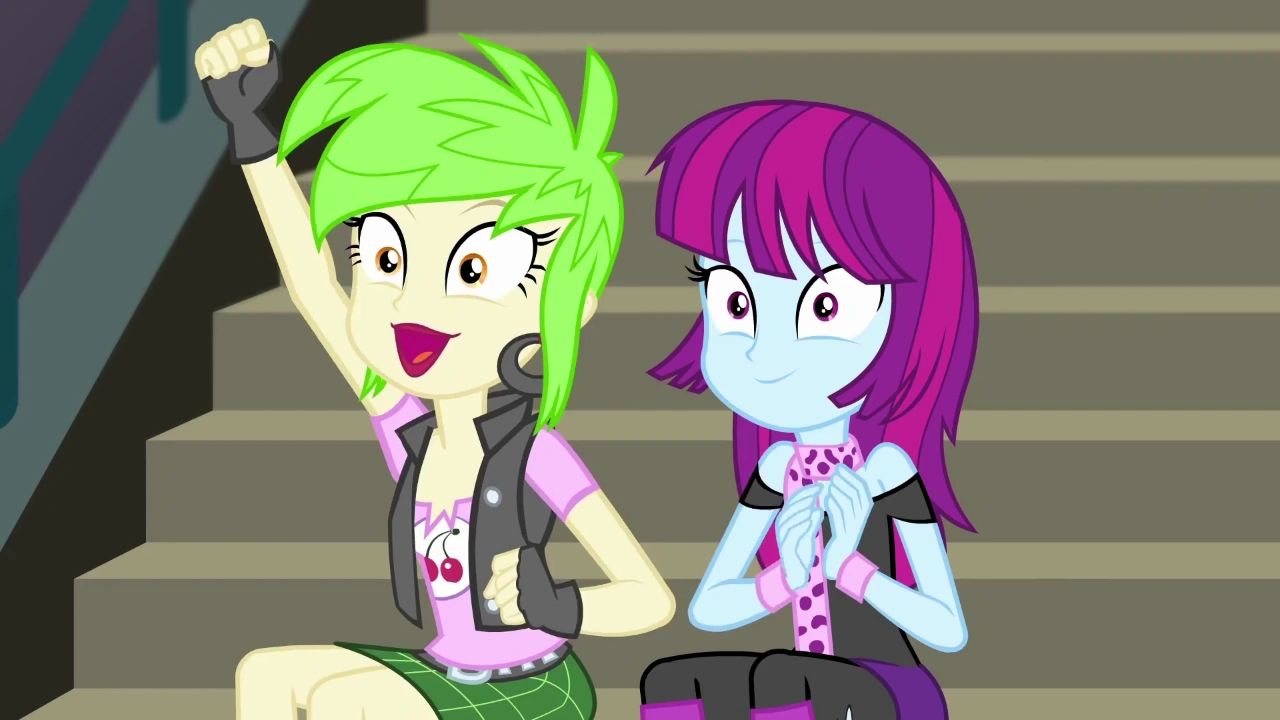 Image - Cherry Crash and Mystery Mint cheering CYOE2a.png | My Little ...