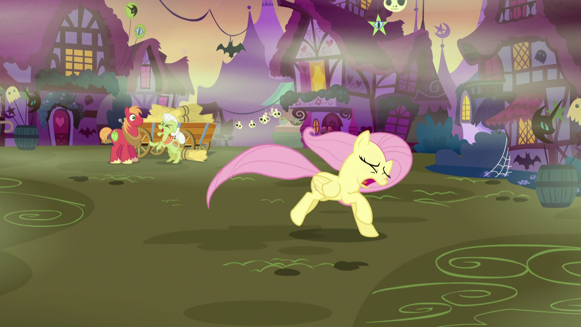 Image - Fluttershy running away from Granny and Big Mac S5E21.png | My ...