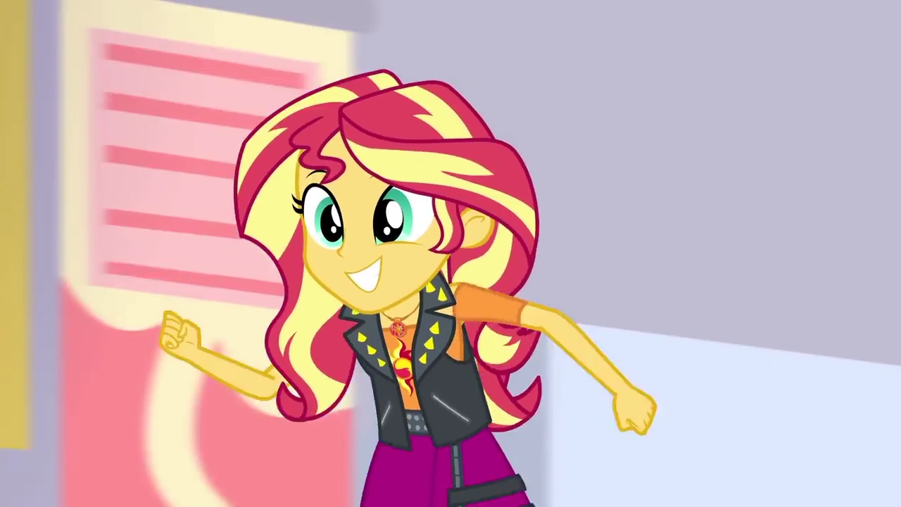 Image - Sunset Shimmer running through the mall EGDS2.png | My Little ...