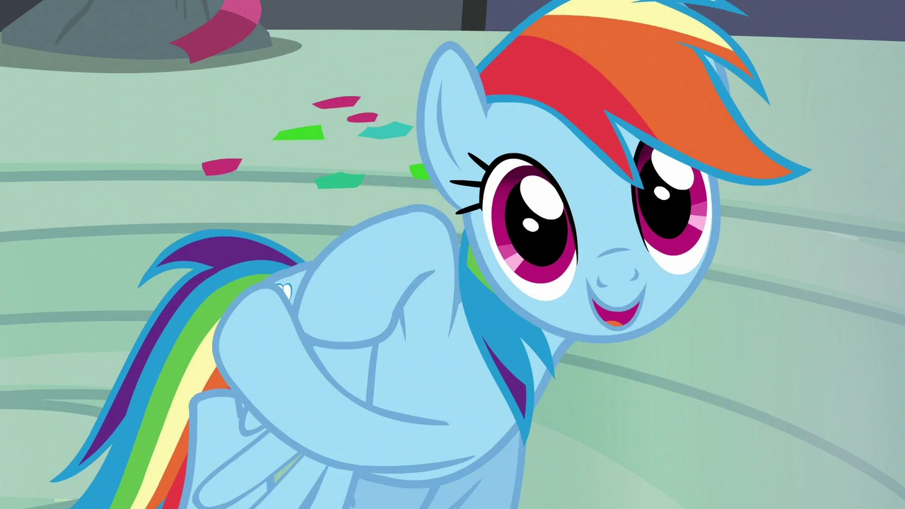 Image - Rainbow Dash "hello, Captain Awesome!" S6E7.png | My Little ...