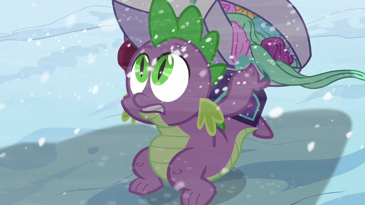 Image - Spike scared S3E1.png | My Little Pony Friendship is Magic Wiki ...