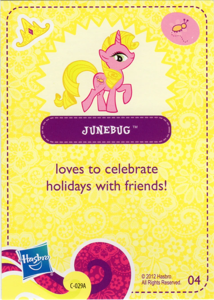 Image - Wave 5 Junebug collector card.jpg | My Little Pony Friendship ...