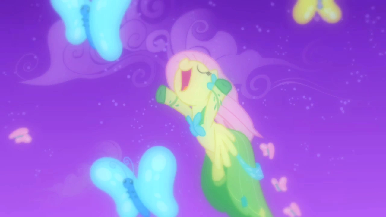 Image - Fluttershy flying with butterflies S1E26.png | My Little Pony ...