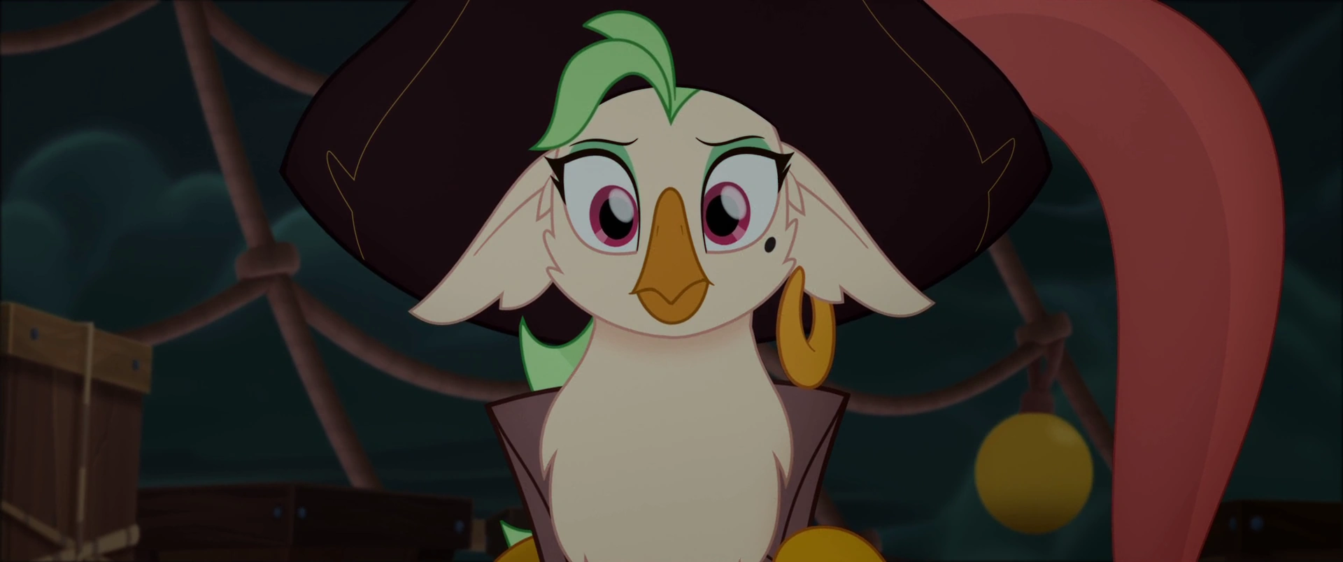 Image - Captain Celaeno looking nervous at Tempest MLPTM.png | My ...