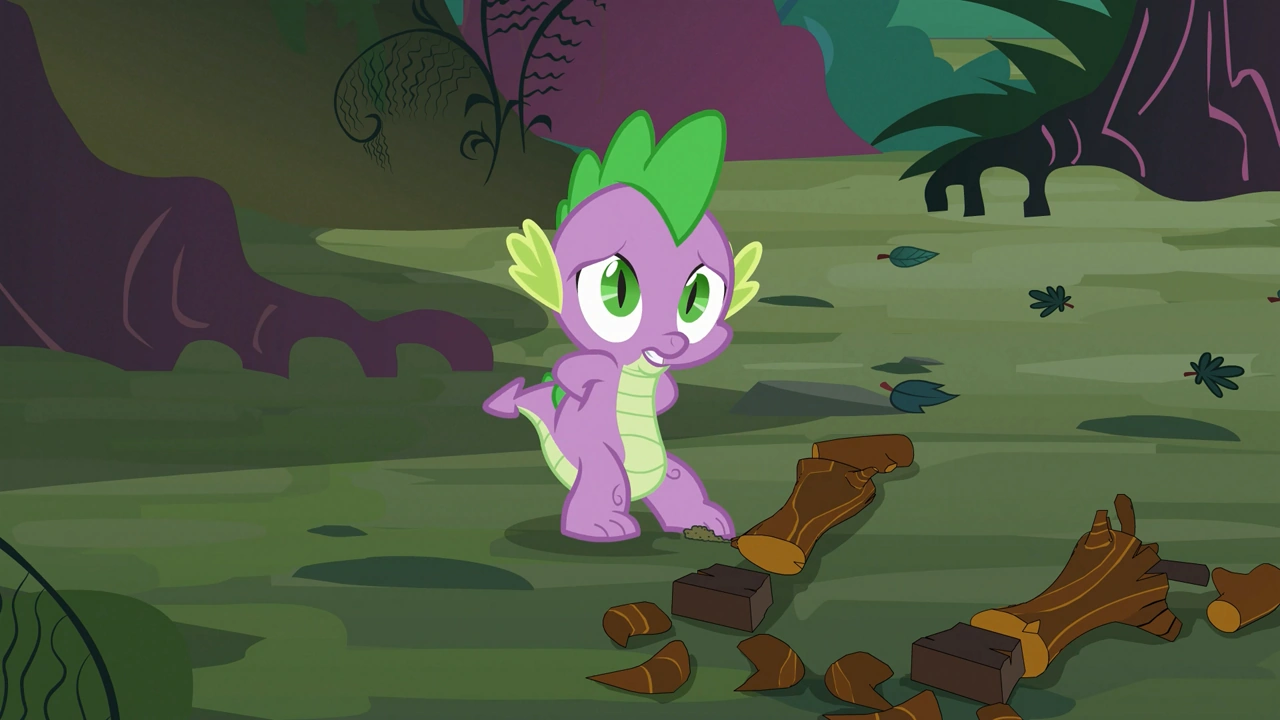 Image - Spike embarrassed S03E09.png | My Little Pony Friendship is ...