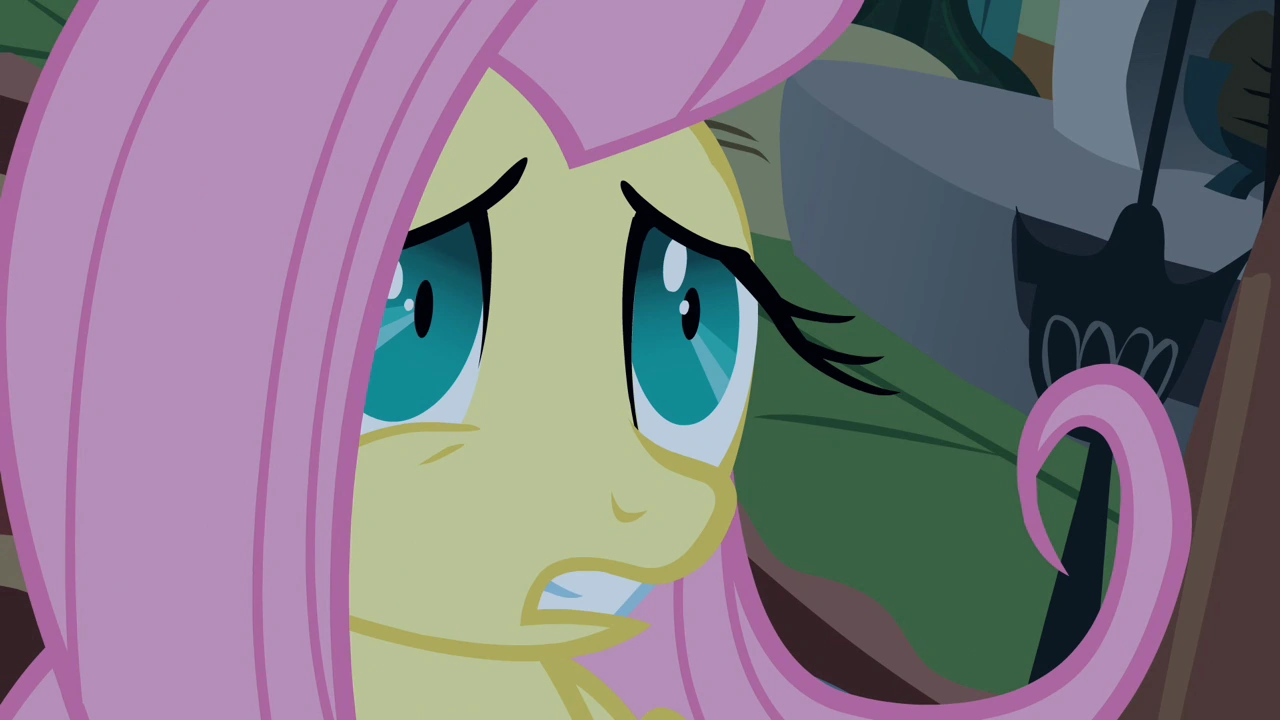 Image - Fluttershy getting scared from Luna S2E4.png | My Little Pony ...