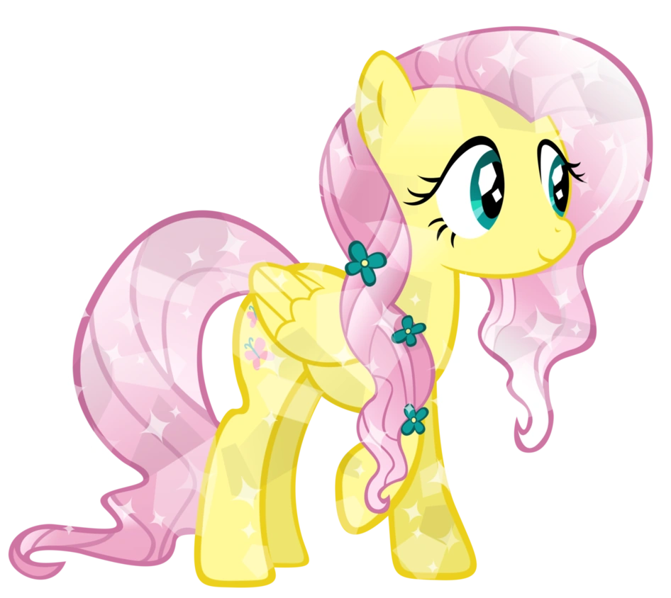 Image - FANMADE Crystal Fluttershy.png | My Little Pony Friendship is ...