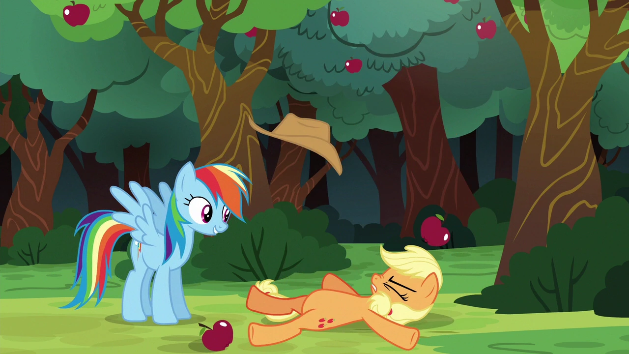 Image - Applejack falls onto the ground S6E18.png | My Little Pony ...